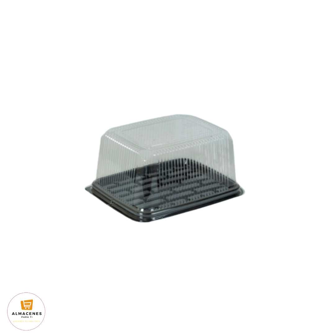 Base Domo Rectangular Resq Negro 50 Unidades