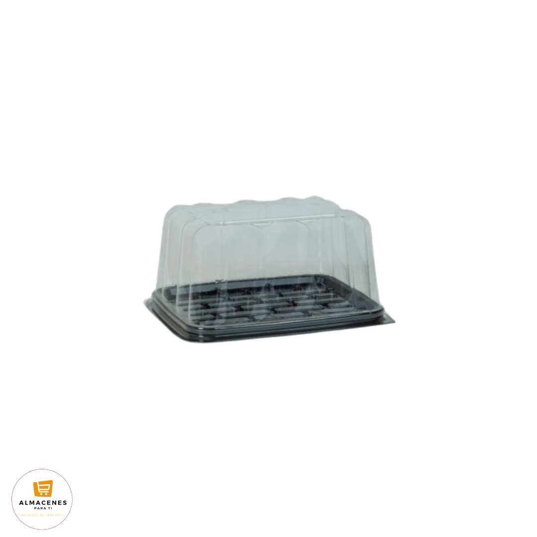 Base Domo 12 Crtal Alta Visibilidad Rectangular Resq Negro 50 Unidade